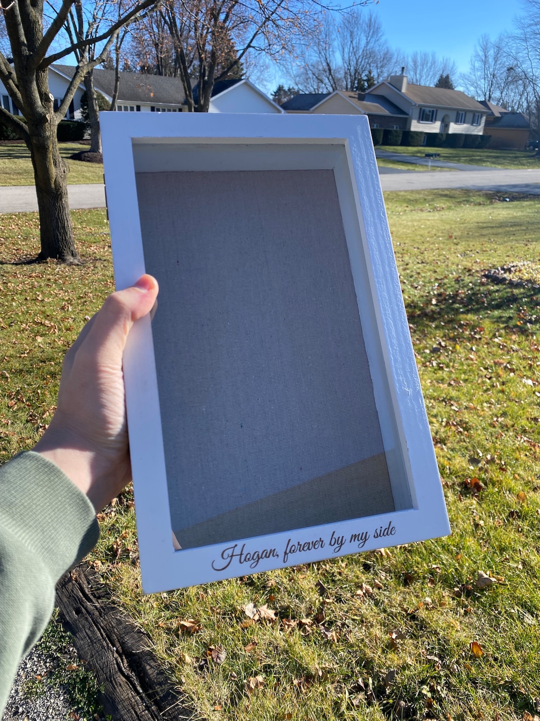 Wooden Shadowbox, Sympathy Gift, Memorial Gift, Wedding Gift Idea ...