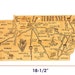 Tennessee CUSTOM Personalized State Shaped Cutting Board and ...