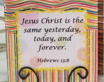 Scripture Tile - Etsy