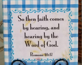 Scripture Tile - Etsy