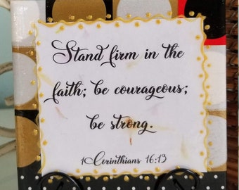 Scripture Tile - Etsy