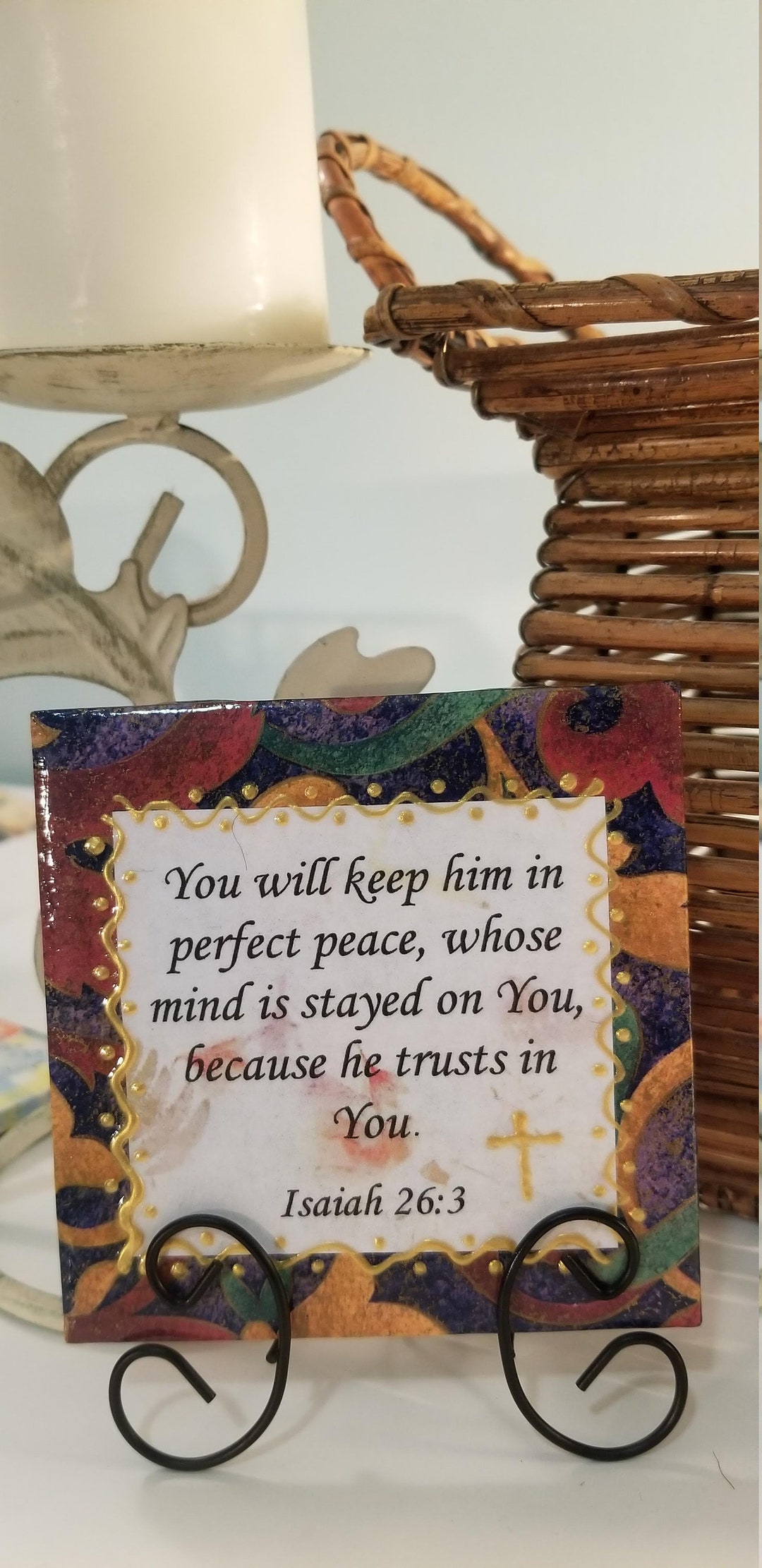 Scripture Tile - Etsy