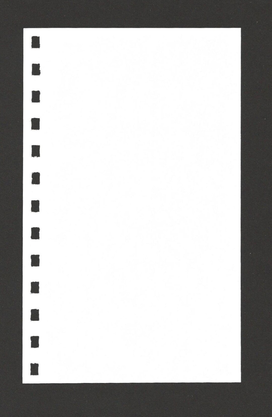 100 Pre-punched Plain Note Sheets - Etsy