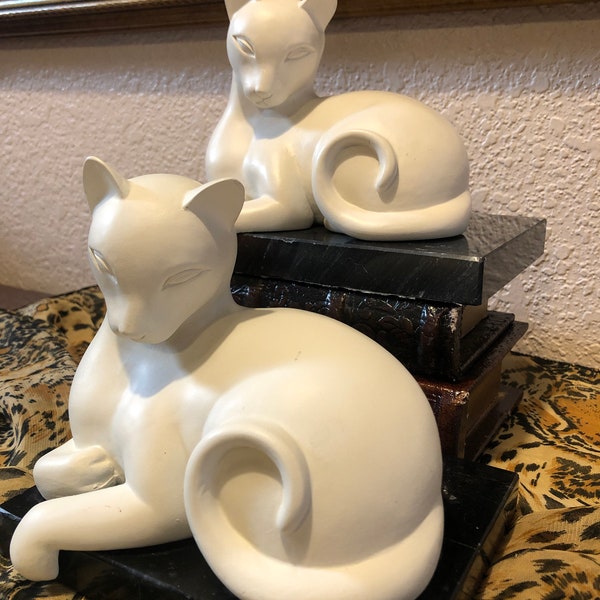 Cat Bookends - Etsy