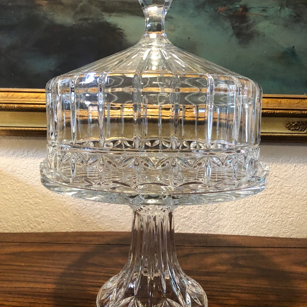 Crystal Cake Stand - Etsy