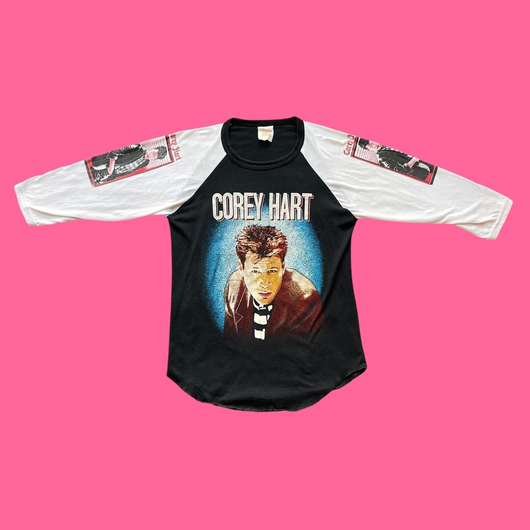 Vintage 80s Corey Hart Raglan Tee - Band Tour Shirt, Small - Etsy