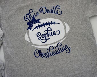 Blue devils cheer | Etsy