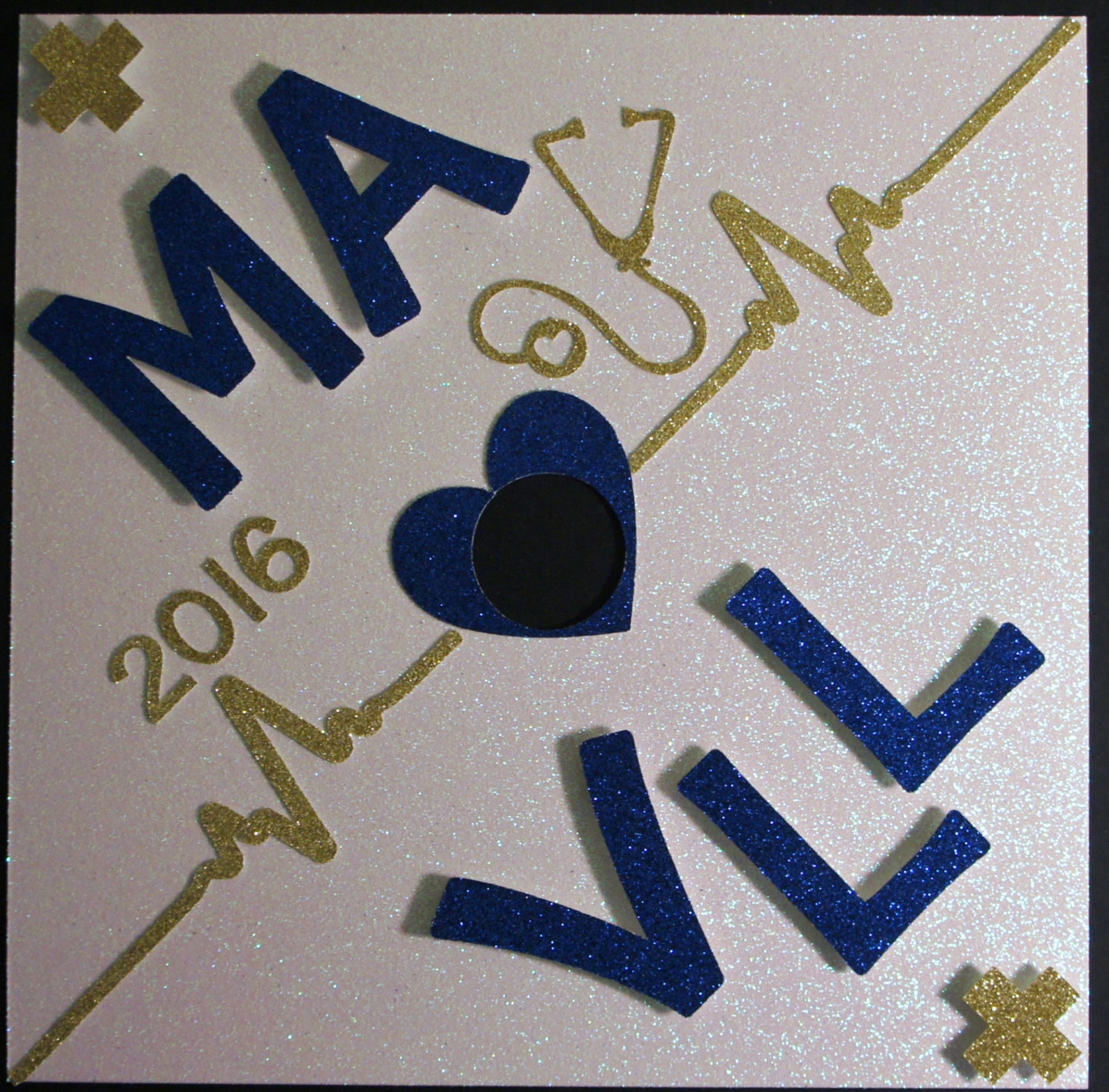 Custom Medical Assistant Graduation Cap Topper: Personalized Grad Year ...
