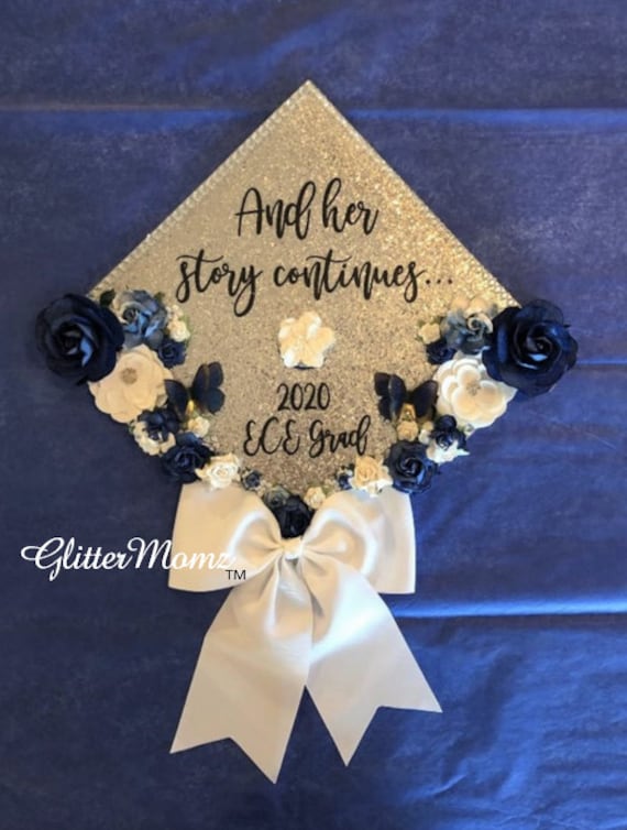Decorated Graduation Cap Bow