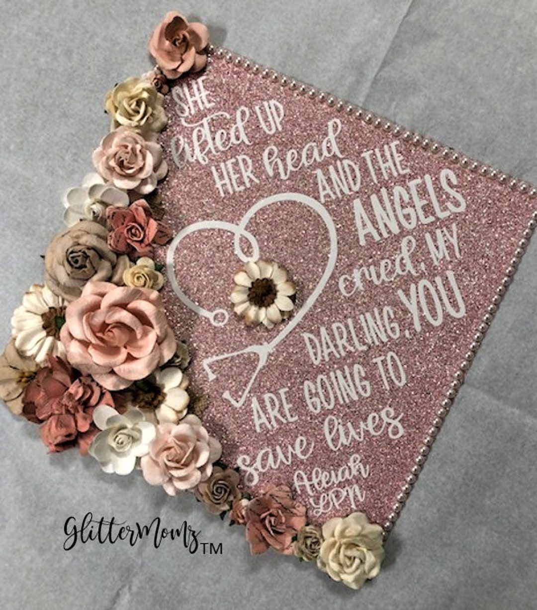 Lifted Her Head Angels Cried Graduation Cap Topper - Etsy