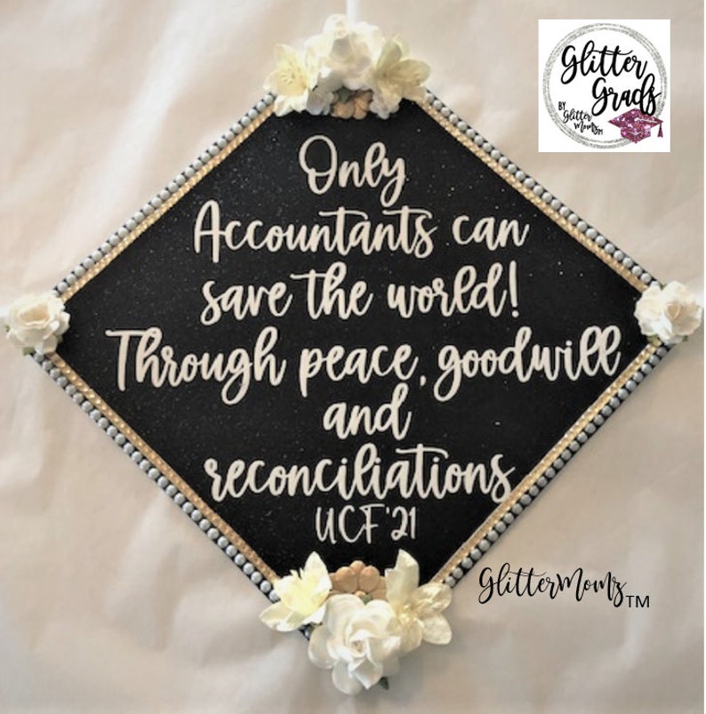 Accounting Graduation Cap Topper - Etsy