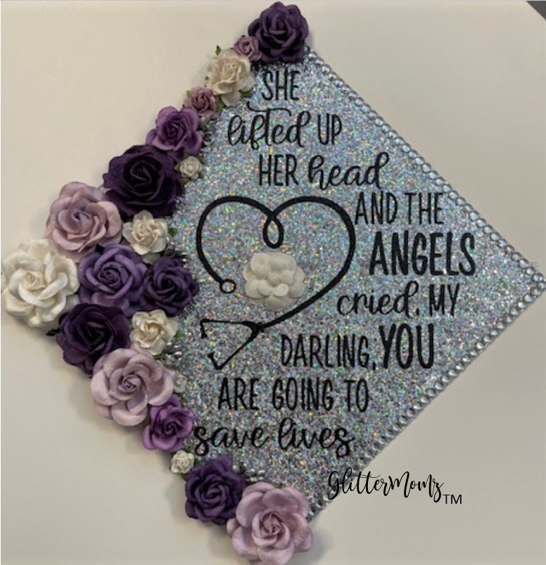 The Angels Cried Graduation Cap Topper - Etsy