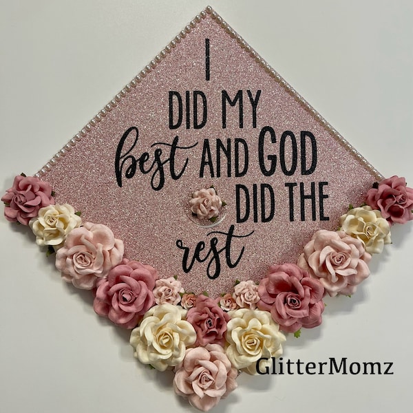Flowers for Graduation Cap - Etsy
