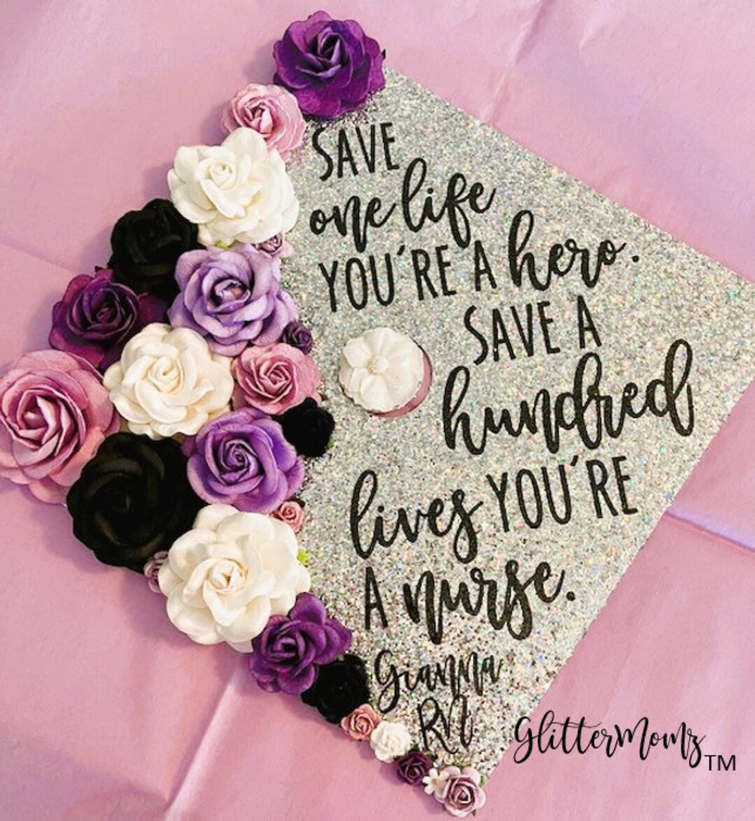 Save a Life Nurse Graduation Cap Topper - Etsy