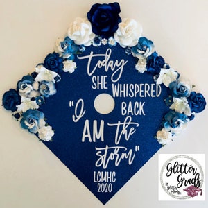I Am the Storm Graduation Cap Topper - Etsy