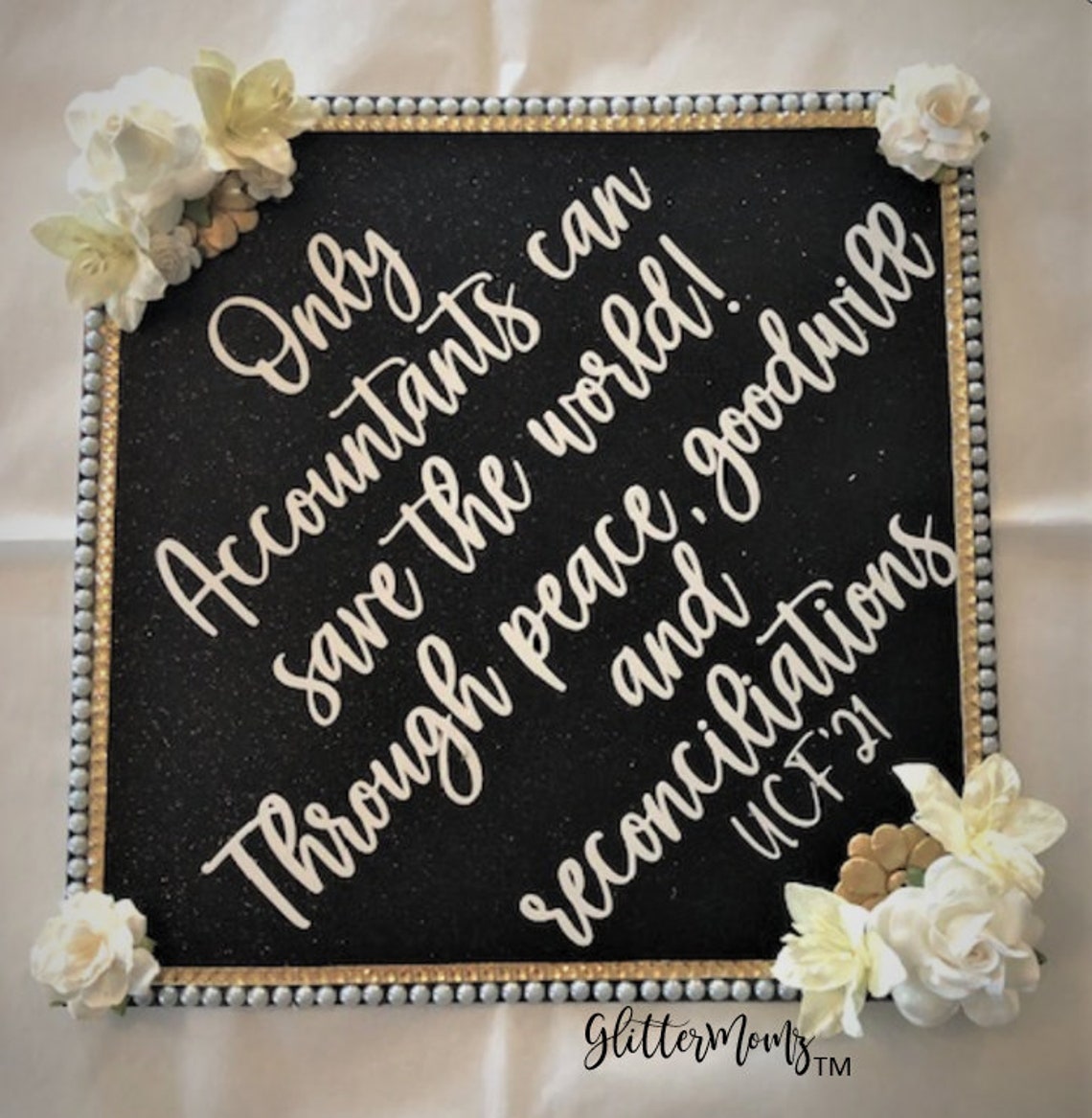 Accounting Graduation Cap Topper - Etsy