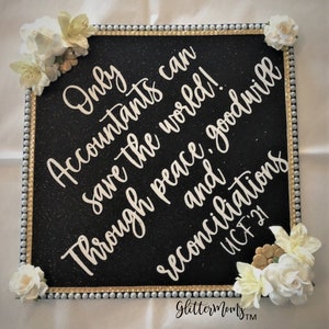 Accounting Graduation Cap Topper - Etsy