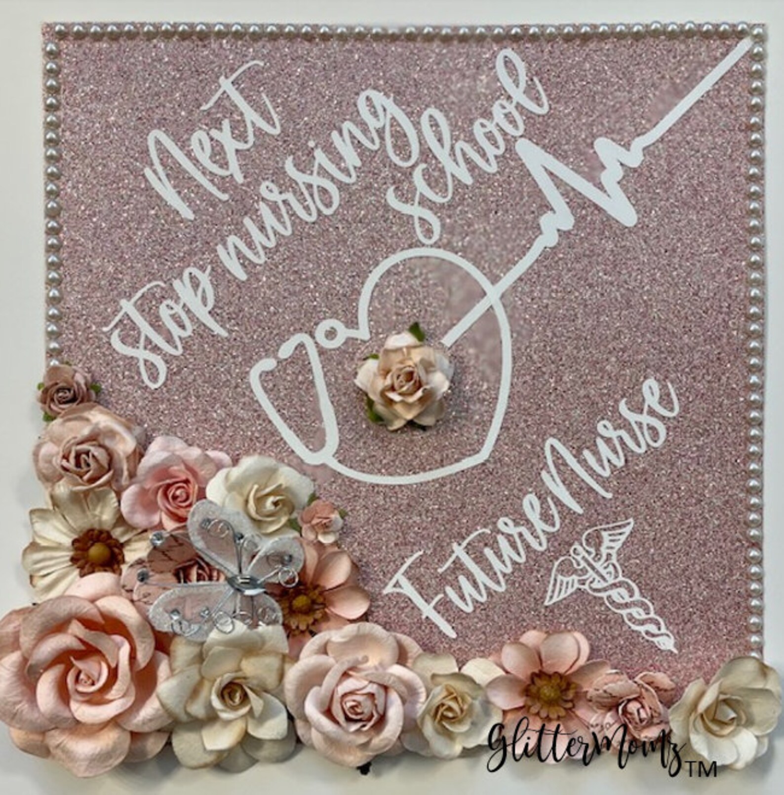 Next Stop Nursing School Graduation Cap Topper - Etsy