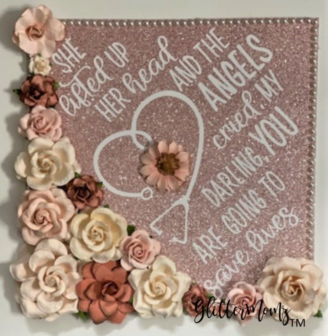 Ready to Ship - Graduation Cap Angels Cried - Etsy