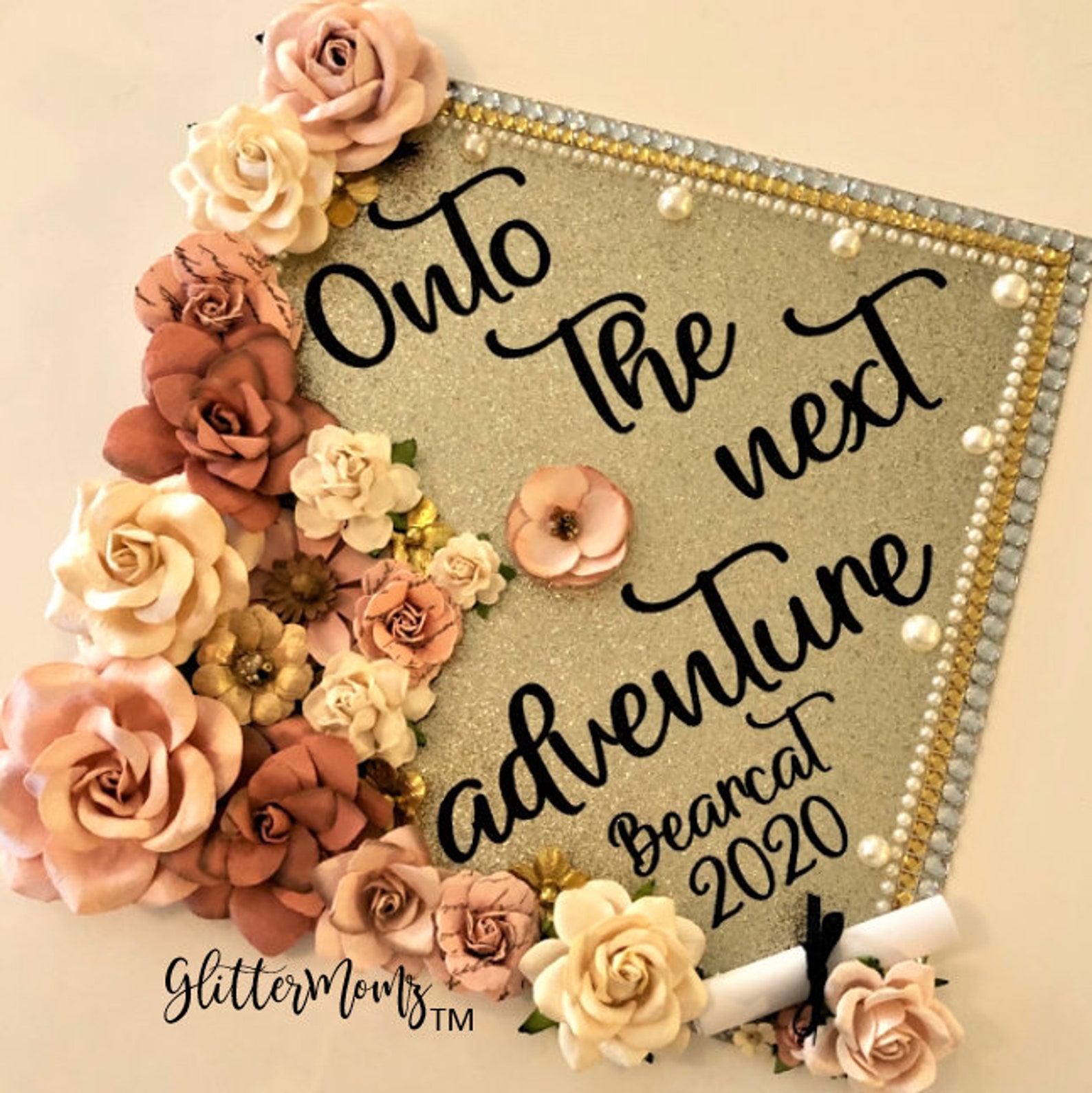 Graduation Cap Decoration Onto the Next Adventure - Etsy