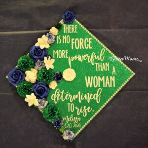 Graduation Cap Topper Powerful Woman - Etsy