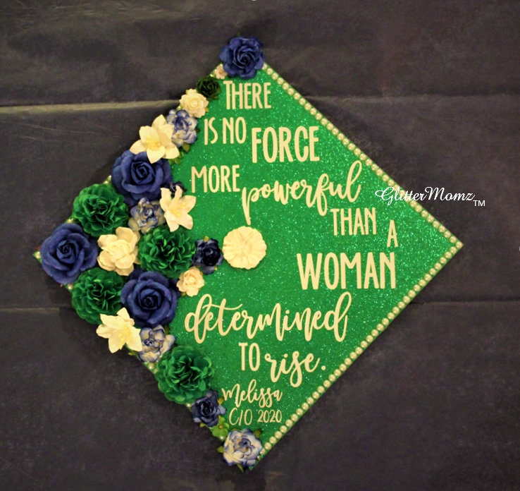 Graduation Cap Topper Powerful Woman - Etsy