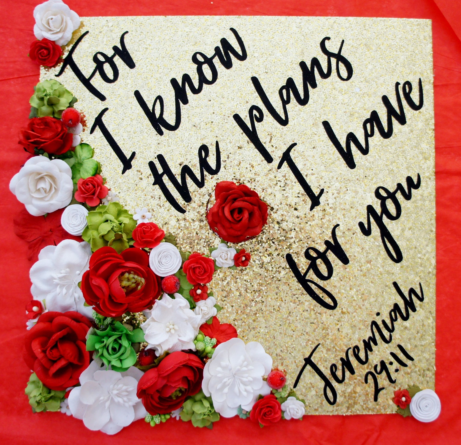 Graduation Crown Graduation Cap Topper I Know the Plans I Have - Etsy