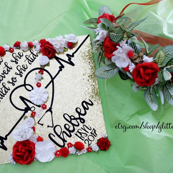 Flowers for Graduation Cap - Etsy