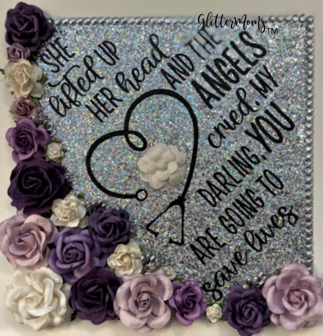 The Angels Cried Graduation Cap Topper - Etsy