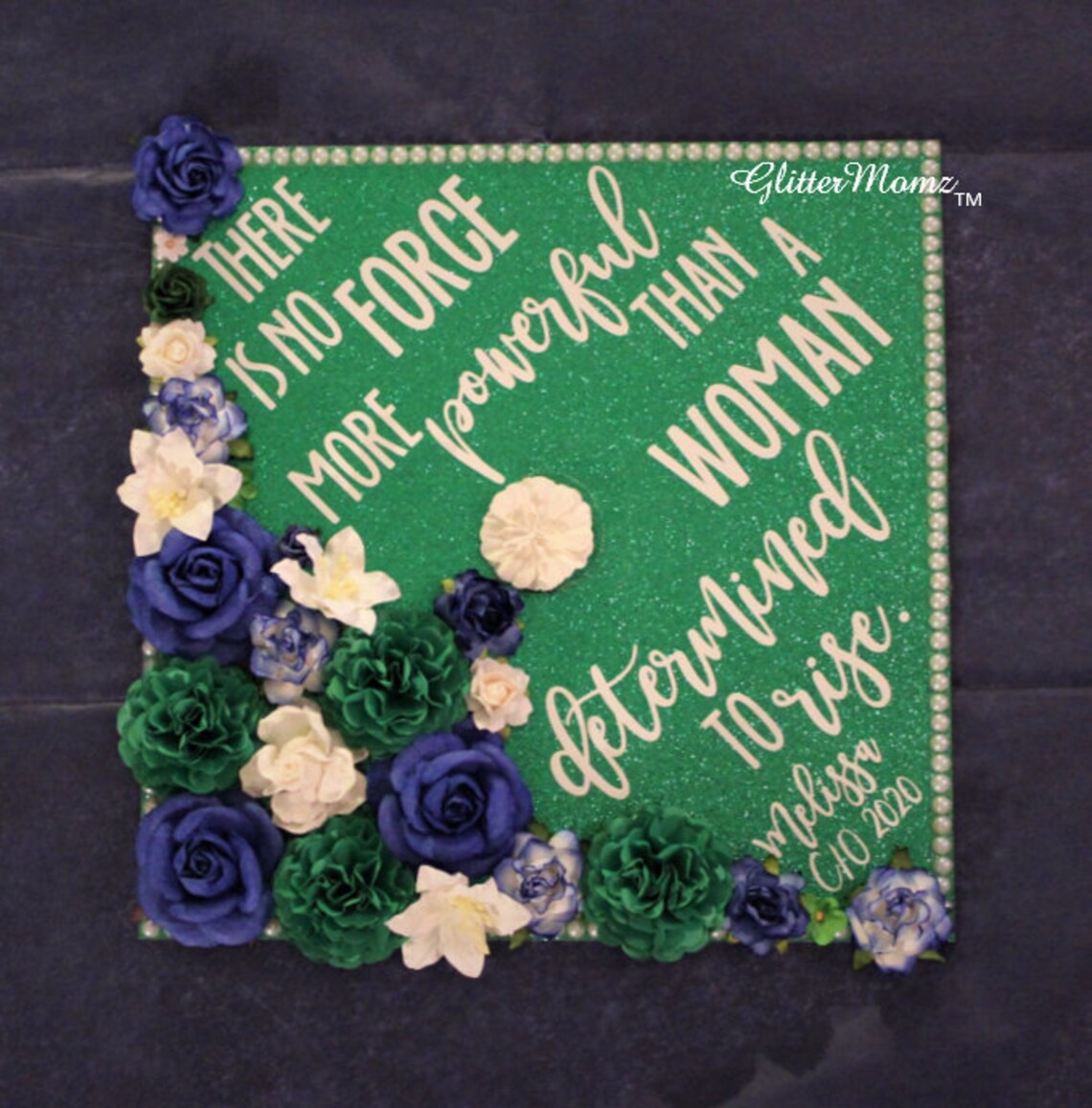 Graduation Cap Topper Powerful Woman - Etsy