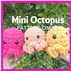 Mini Octopus PATTERN ONLY Beginner Friendly - Etsy
