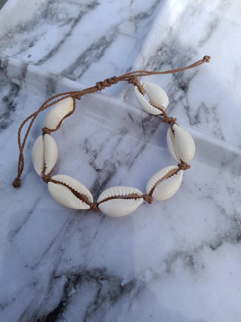Puka Shell Adjustable Bracelet - Etsy Australia
