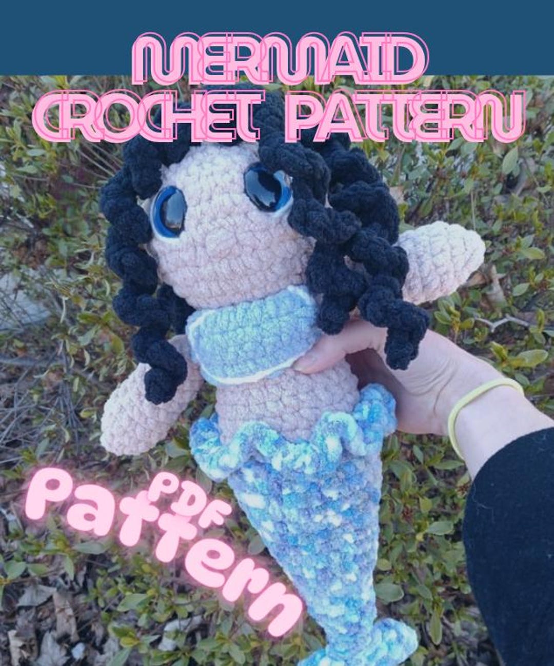 Melissa the Mermaid Crochet Pattern - Etsy