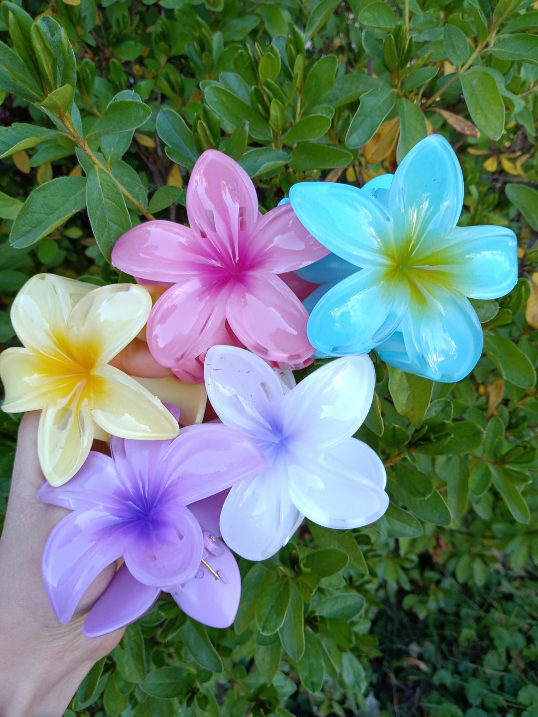 NEW Hibiscus Flower Claw Clips - Etsy