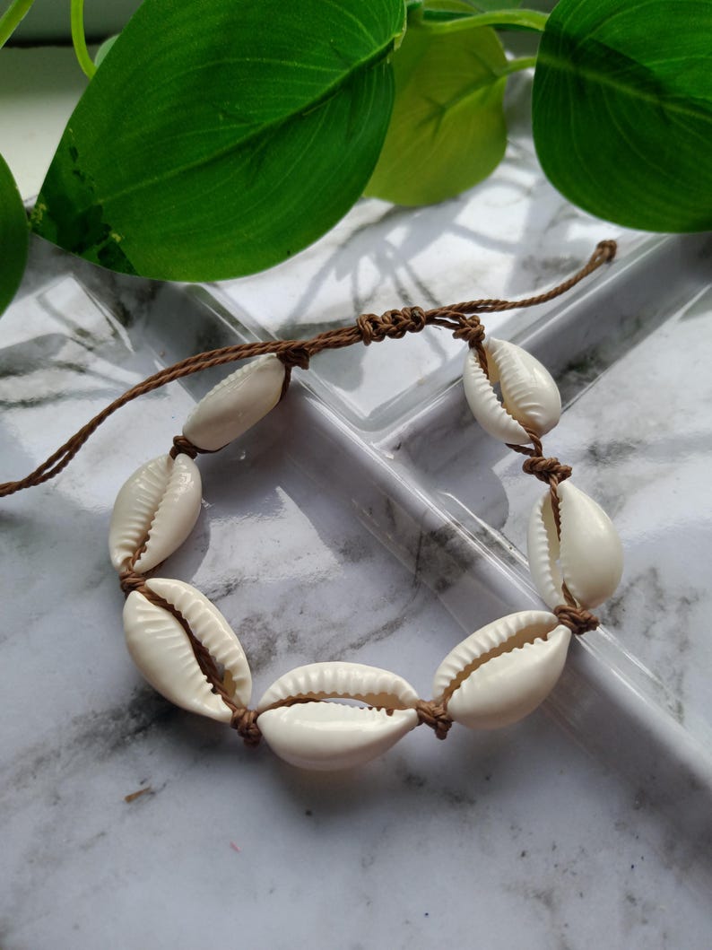 Puka Shell Adjustable Bracelet - Etsy Australia