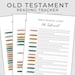 Old Testament Reading Chart | Bible Reading Tracker | Old Testament ...