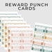 Kids Positive Reinforcement Reward Punch Cards Reward Cards Kids Chores ...