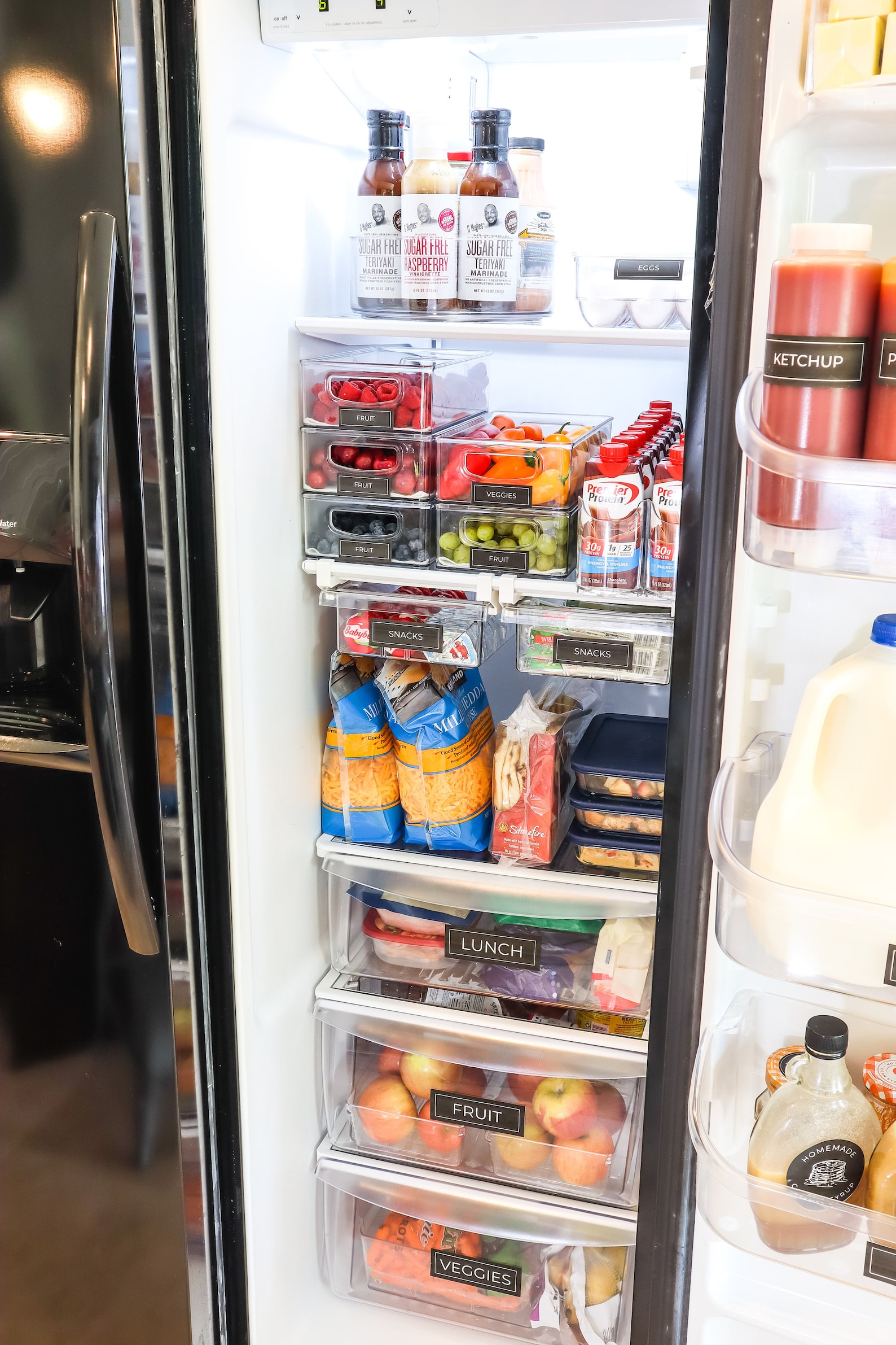 EDITABLE Fridge Labels - INSTANT DOWNLOAD - Refrigerator Labels - Print ...