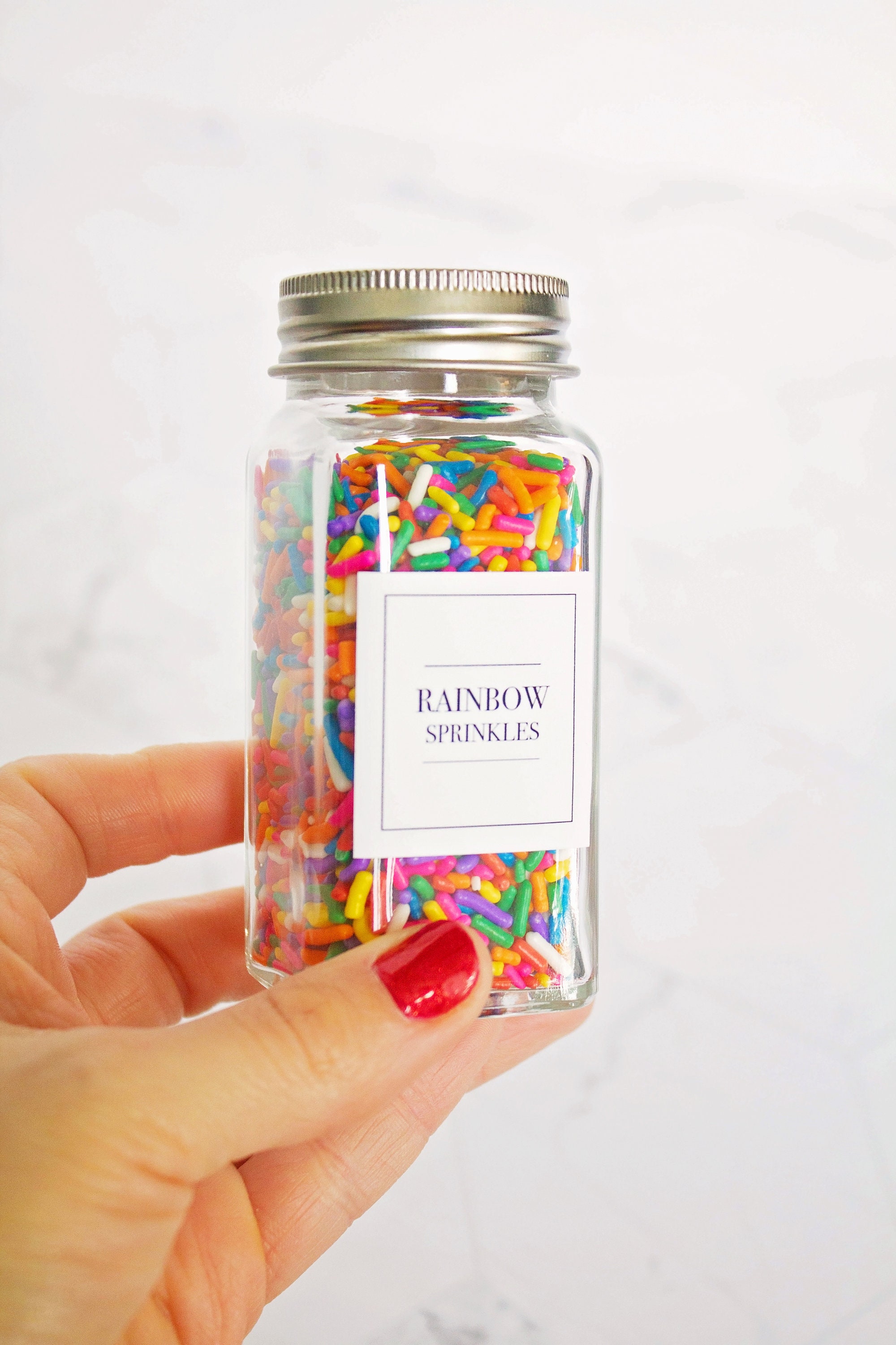 SET of 50 Sprinkle Labels INSTANT DOWNLOAD Baking Cabinet | Etsy