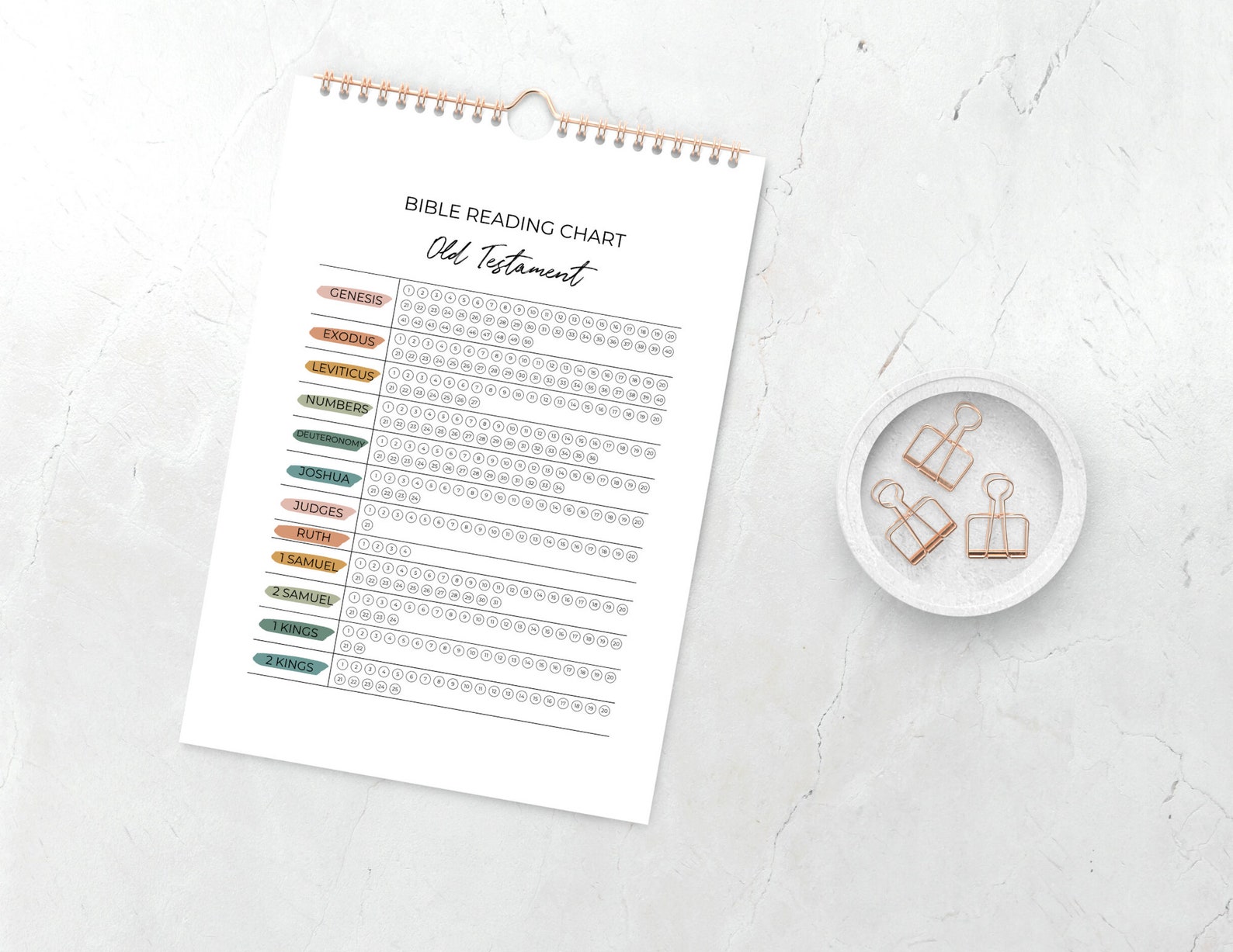 Old Testament Reading Chart Bible Reading Tracker Old - Etsy