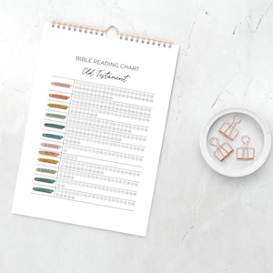 Old Testament Reading Chart | Bible Reading Tracker | Old Testament ...