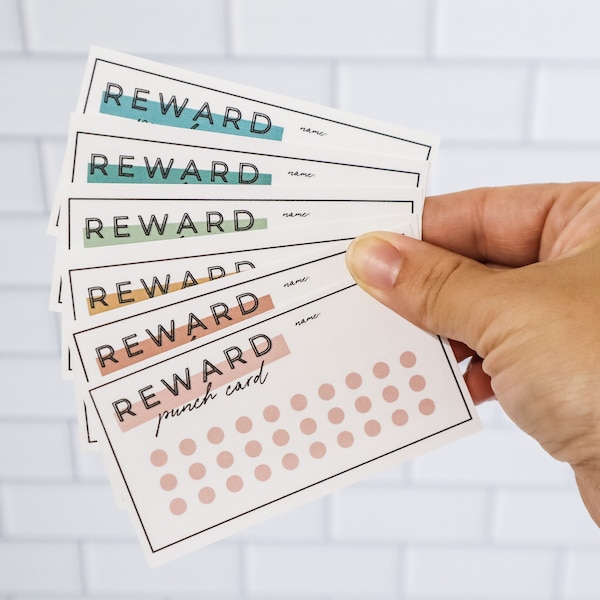 Reward Cards - Etsy