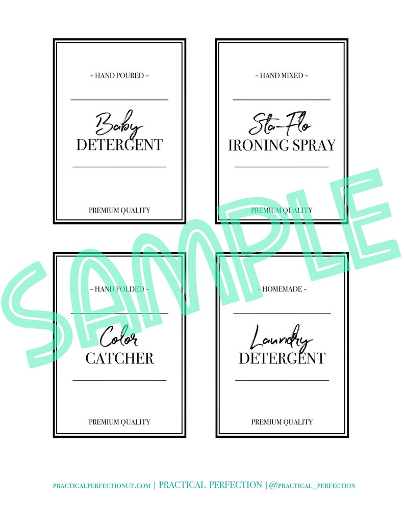 EDITABLE Laundry Room and Cleaning Labels INSTANT DOWNLOAD - Etsy