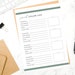 Paint Color Log | Printable Project Planner - Etsy