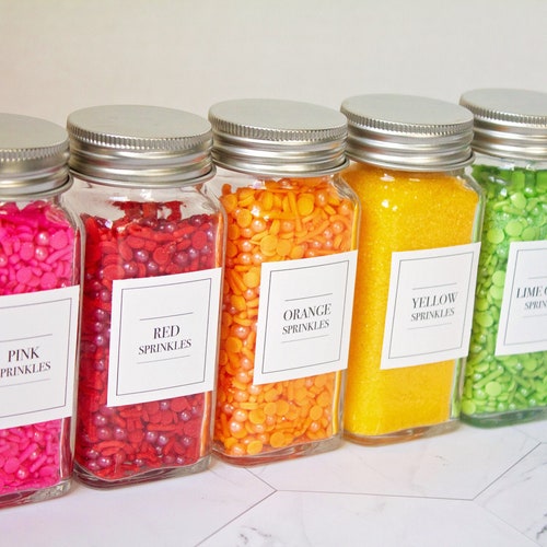 SET of 30 Baking Extract Labels INSTANT DOWNLOAD Baking - Etsy