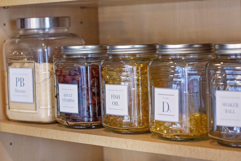 20 Protein Shake Station Labels - INSTANT DOWNLOAD - Protein Shake ...