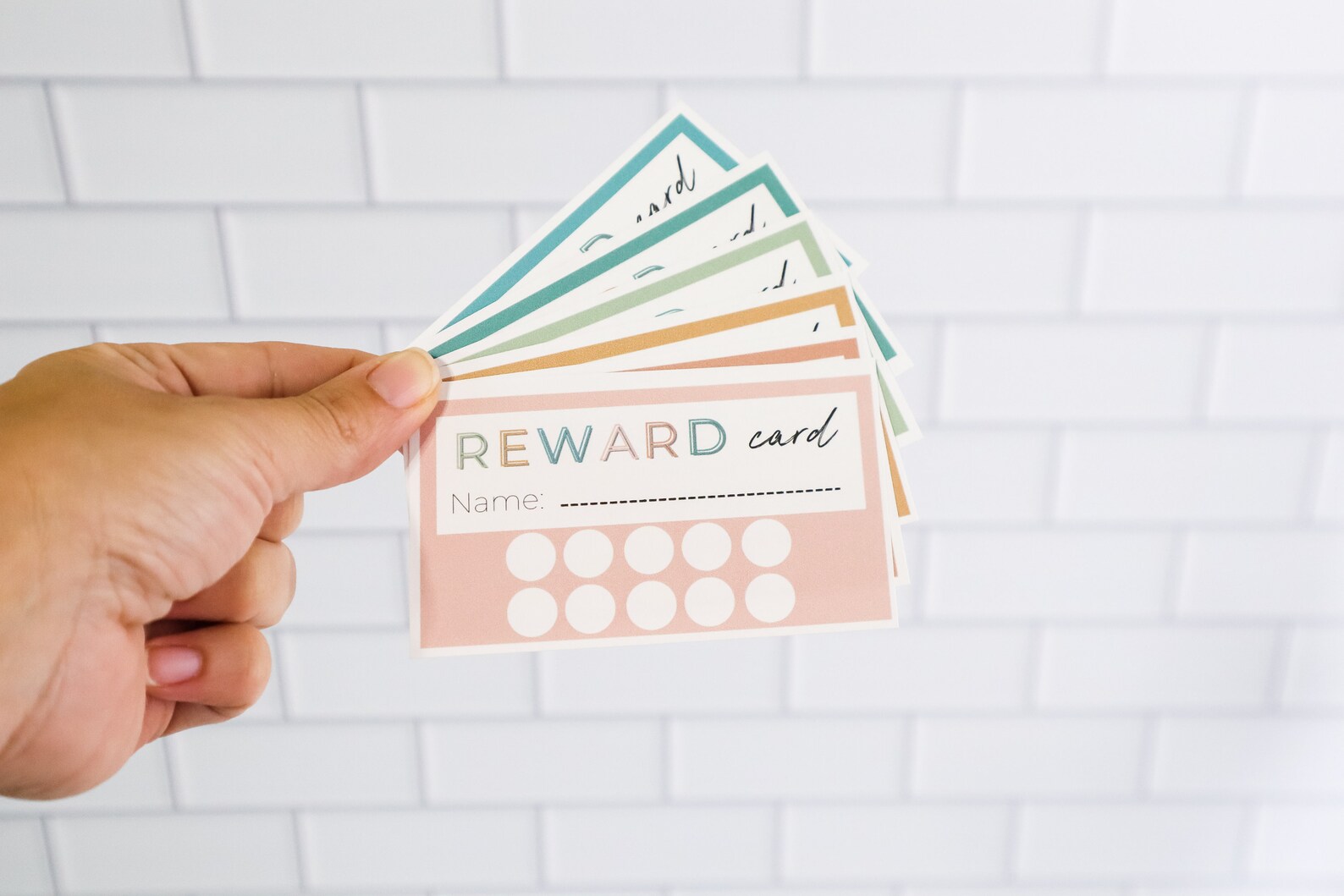 Kids Positive Reinforcement Reward Punch Cards Reward Cards - Etsy