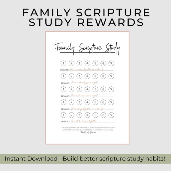 Lds Family Scripture Study