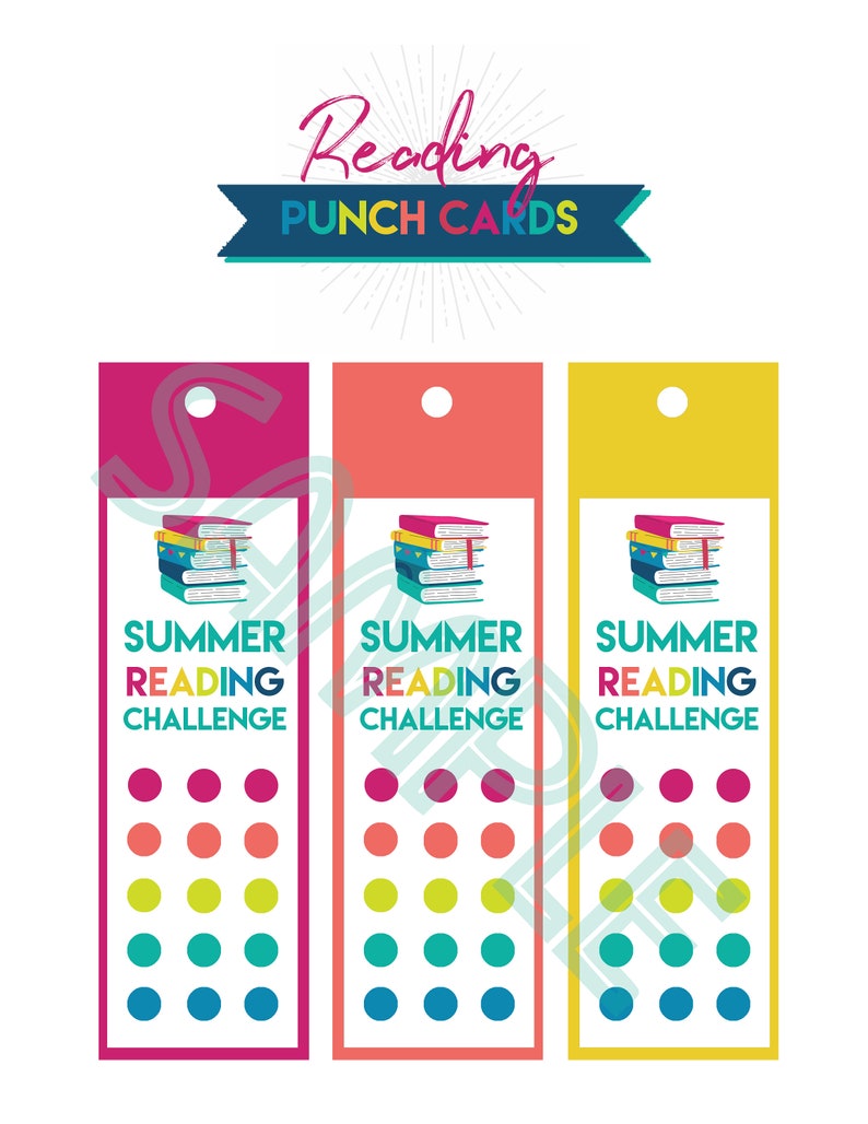 Kids Reading Program Bingo Bookmark Award Tracker Download - Etsy