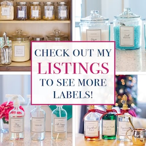 SET of 30 Baking Extract Labels - INSTANT DOWNLOAD - Baking Cabinet ...